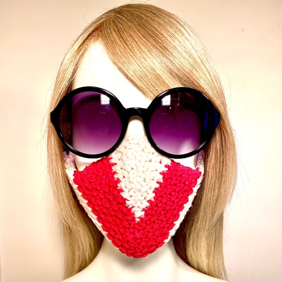 Pepper Couture | Accessories | Sweater Knit Earloop Face Mask | Poshmark